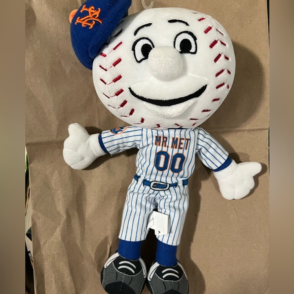New York Mets | Toys | Ny Mets Baseball Mascot Mr Met Plush Toy | Poshmark